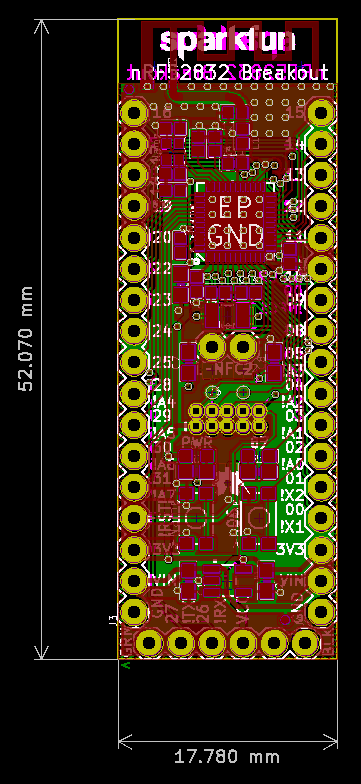 WRL-13990: nRF52832 Board